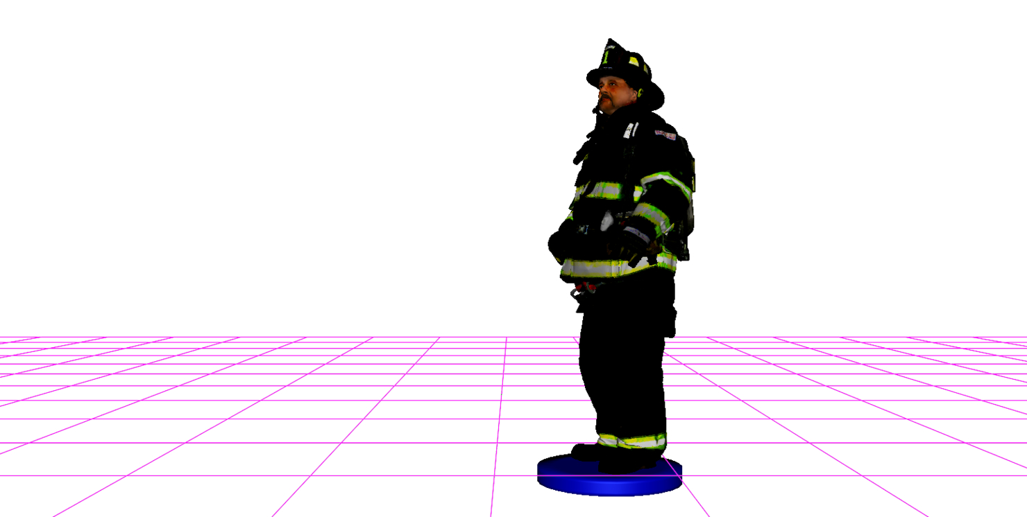 firefighter fireman 3d fbx