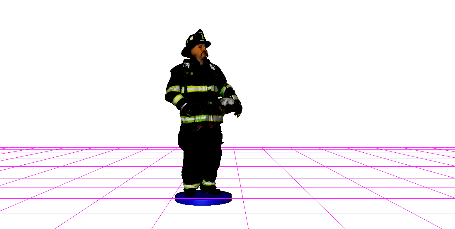 firefighter fireman 3d fbx