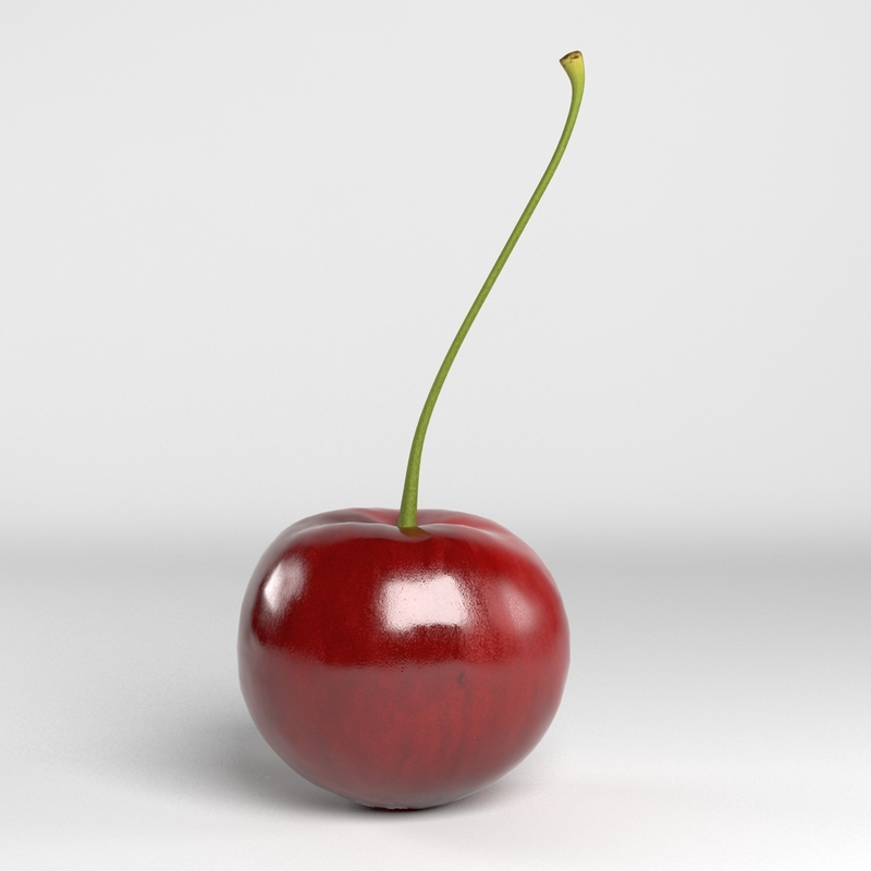 cherry drops realistic 3d max