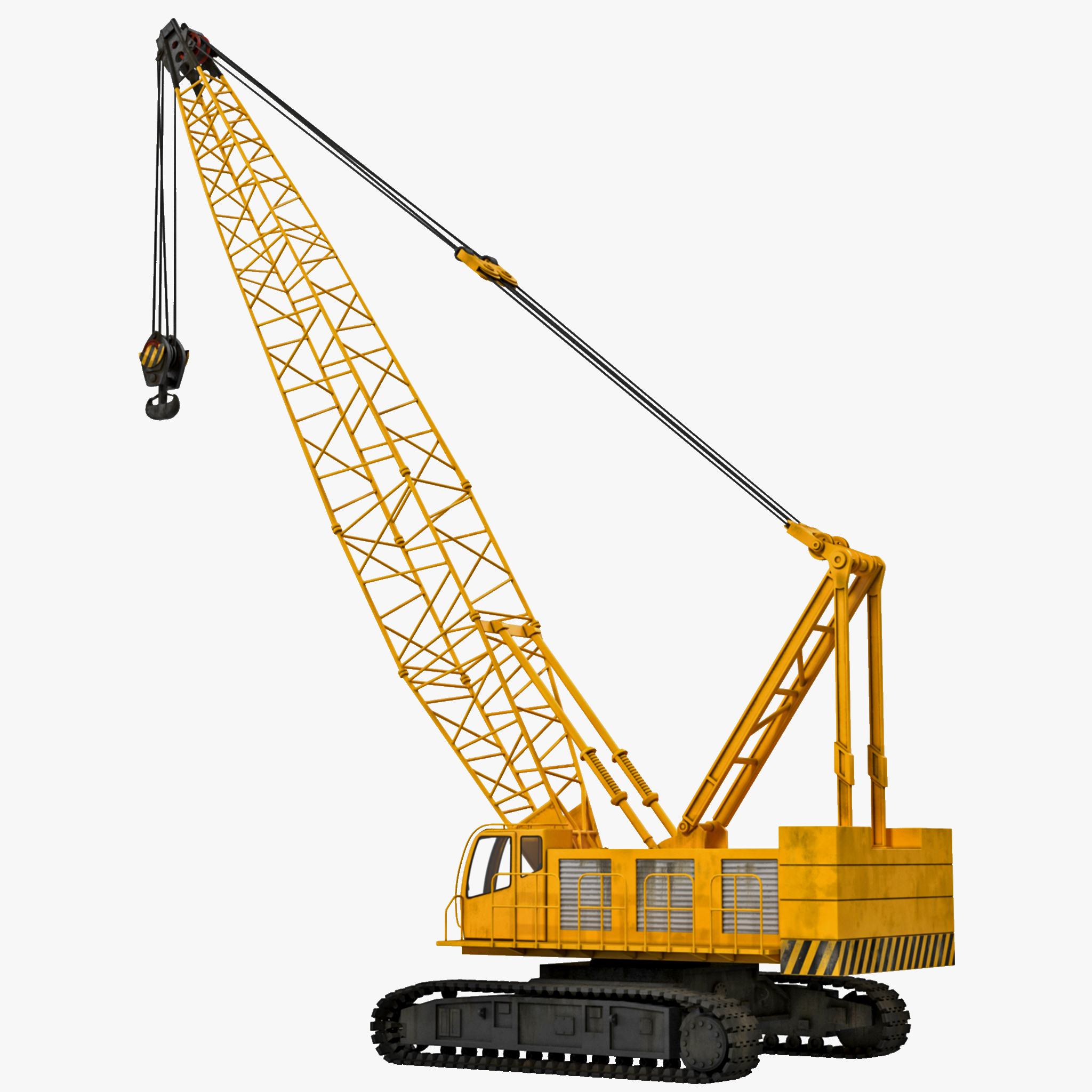 3d crawler crane