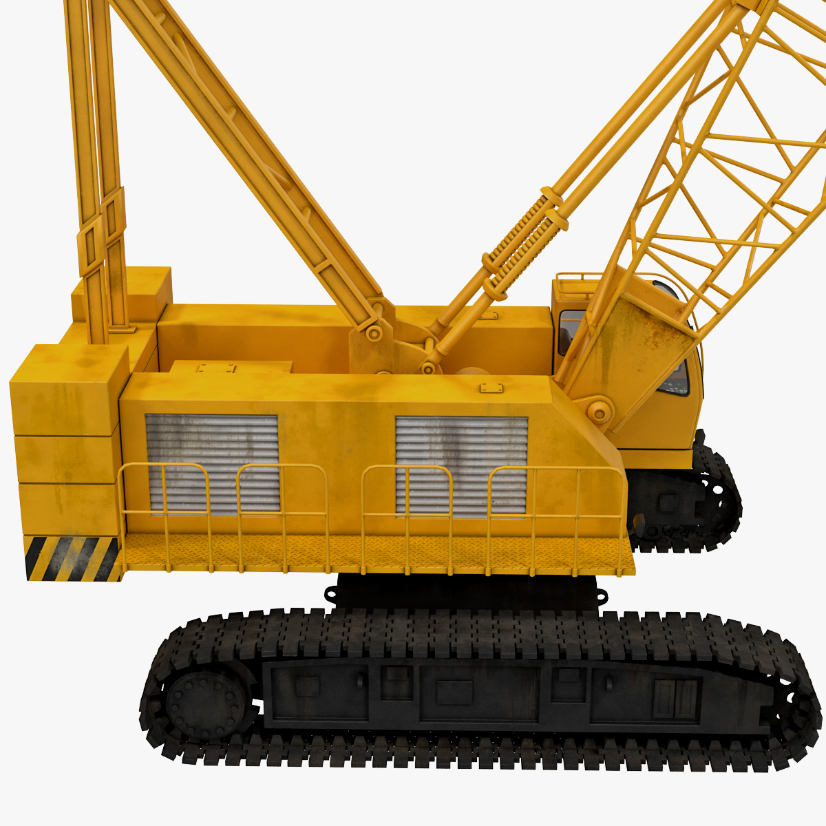 3d crawler crane