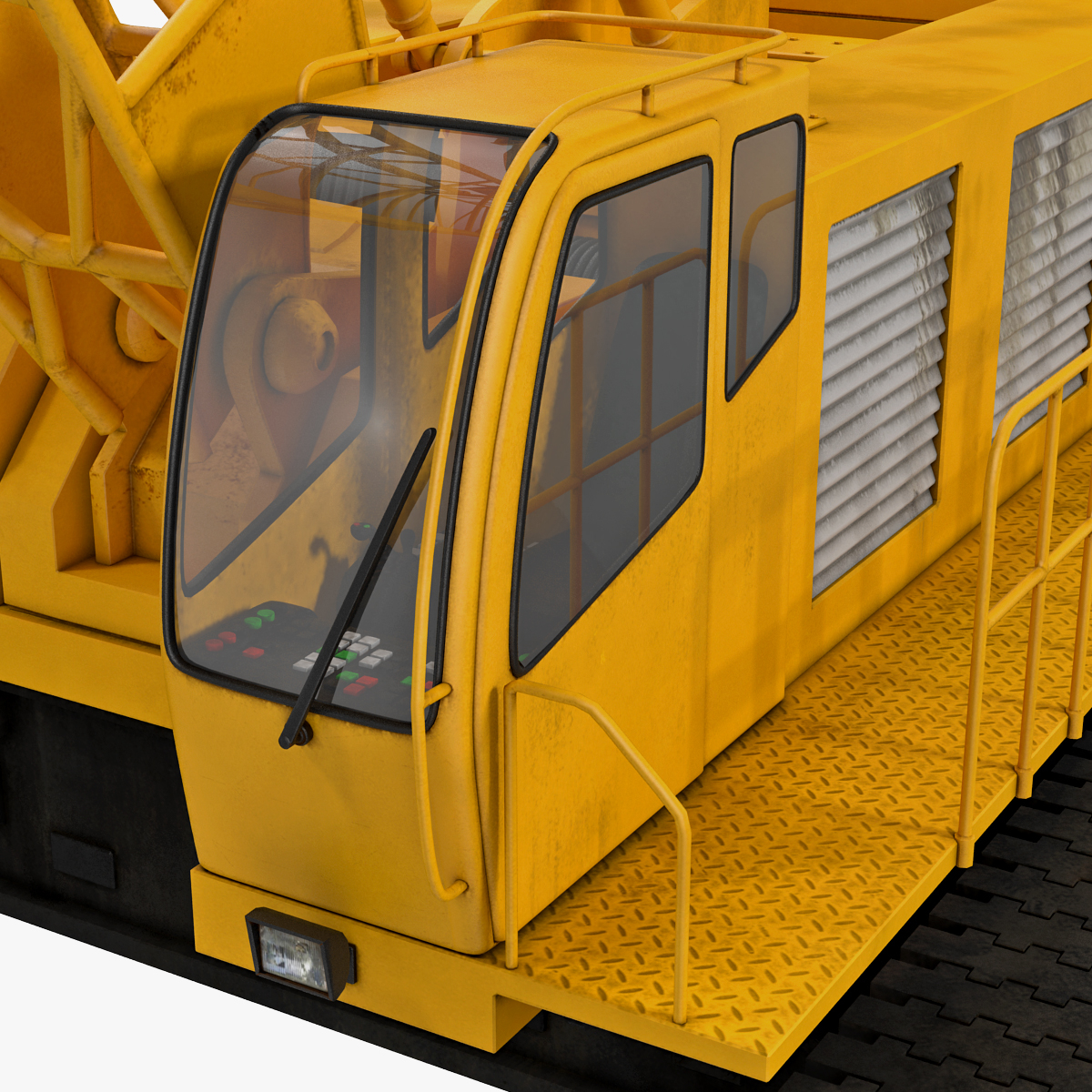 履带式起重机3D模型 - TurboSquid 856477