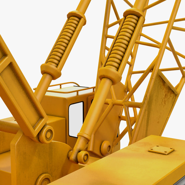 3d crawler crane