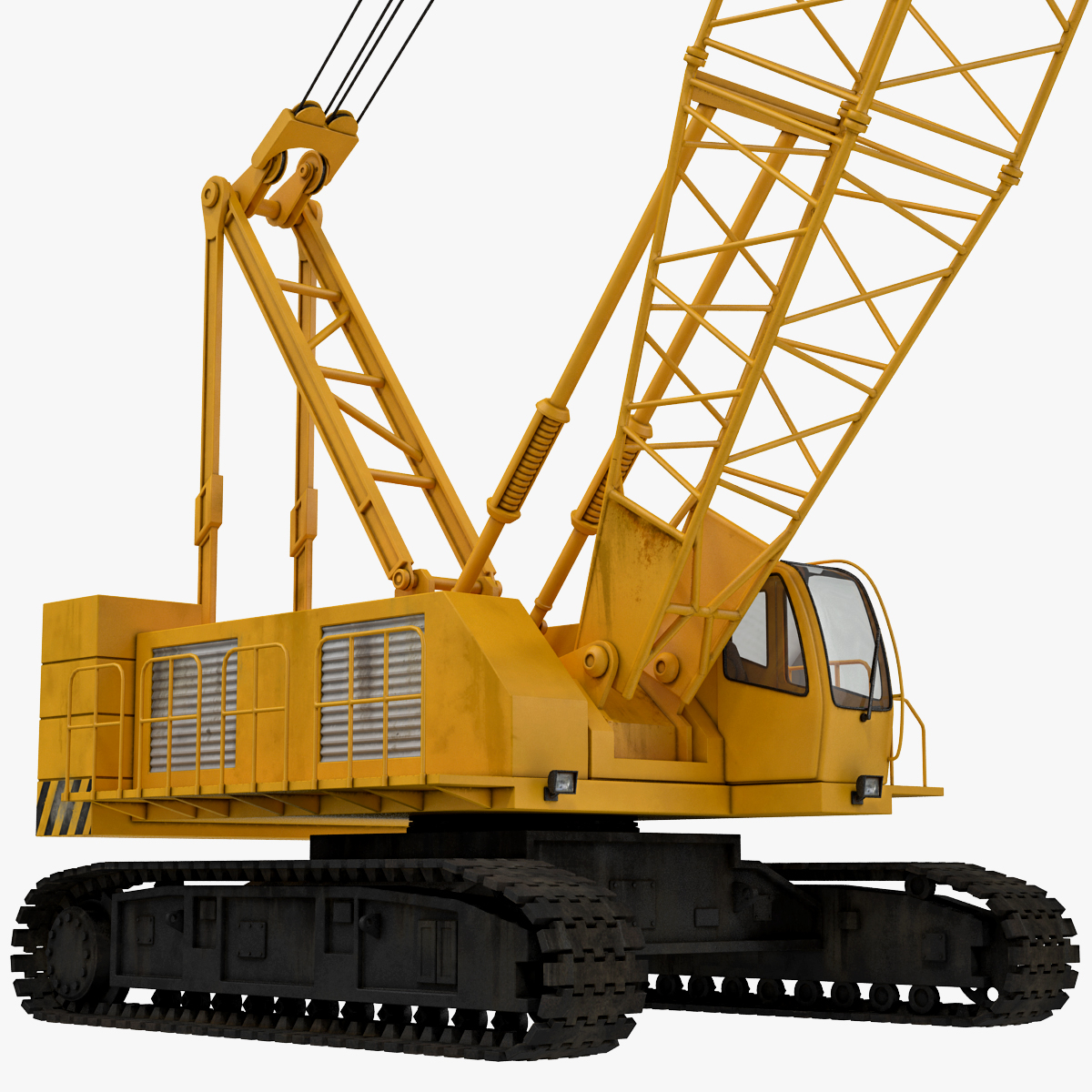 履带式起重机3D模型 - TurboSquid 856477