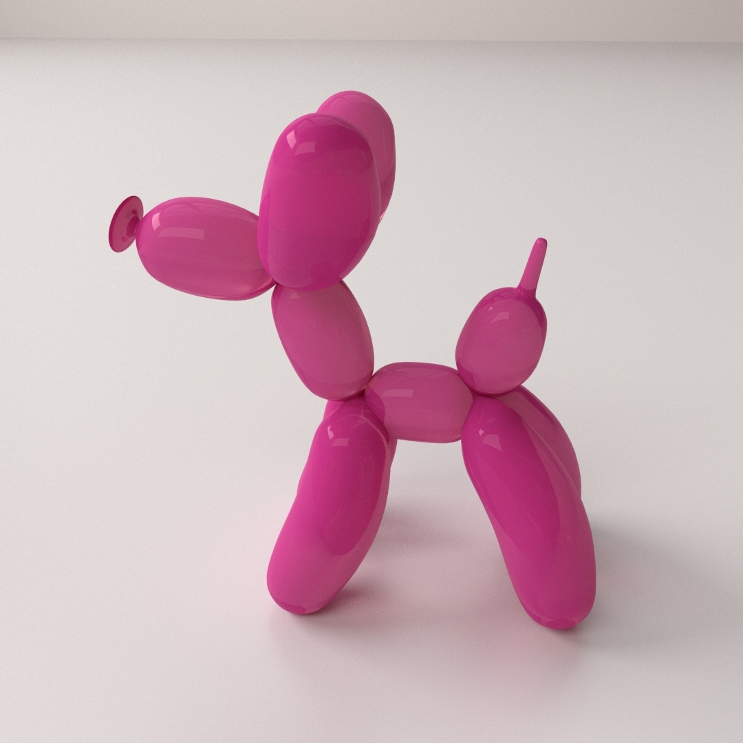 3d balloon poodle