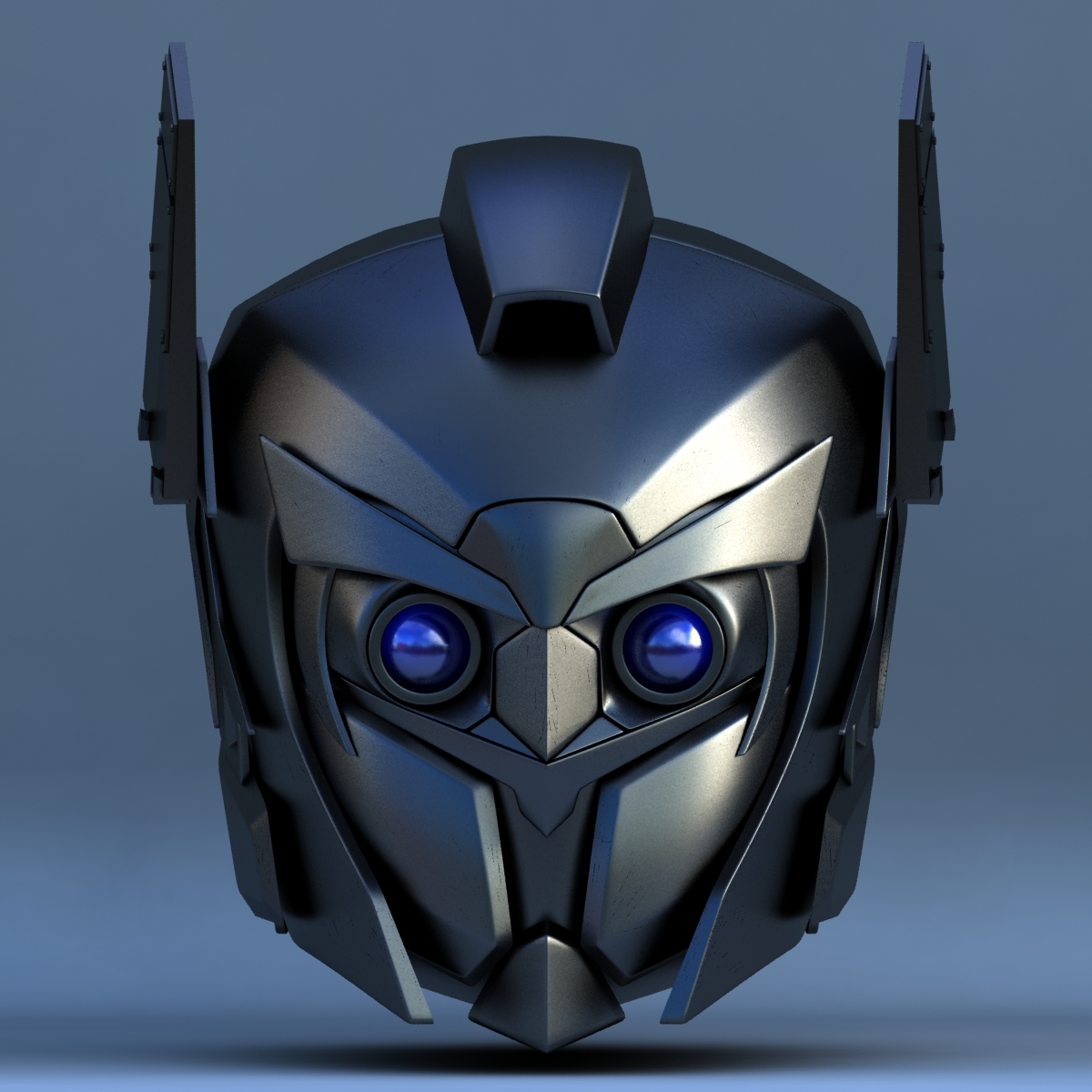 modelo 3d Colección completa de cabeza de robot (tipo A - I ...