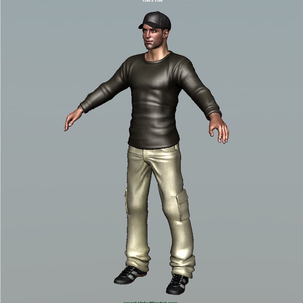 3d model male man