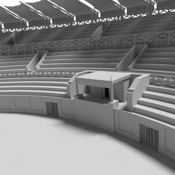 ancient gladiator arena 3d max