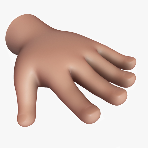 Cartoon Hand 3D Models for Download | TurboSquid