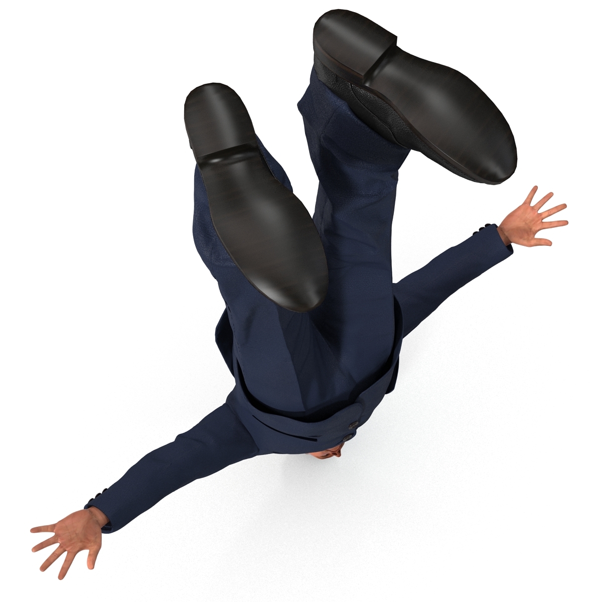 3d model george w bush hair