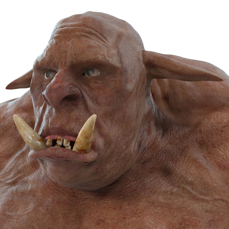 cave troll rigged 3d max
