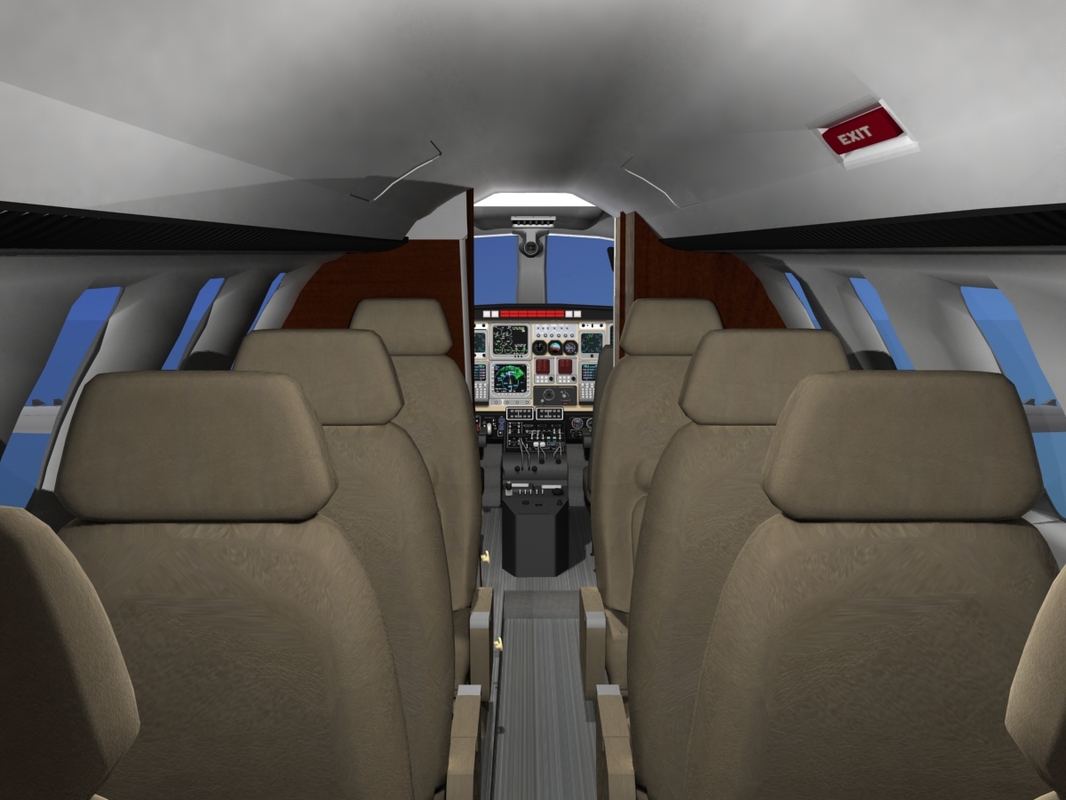 cockpit ultra beechcraft starship 3ds