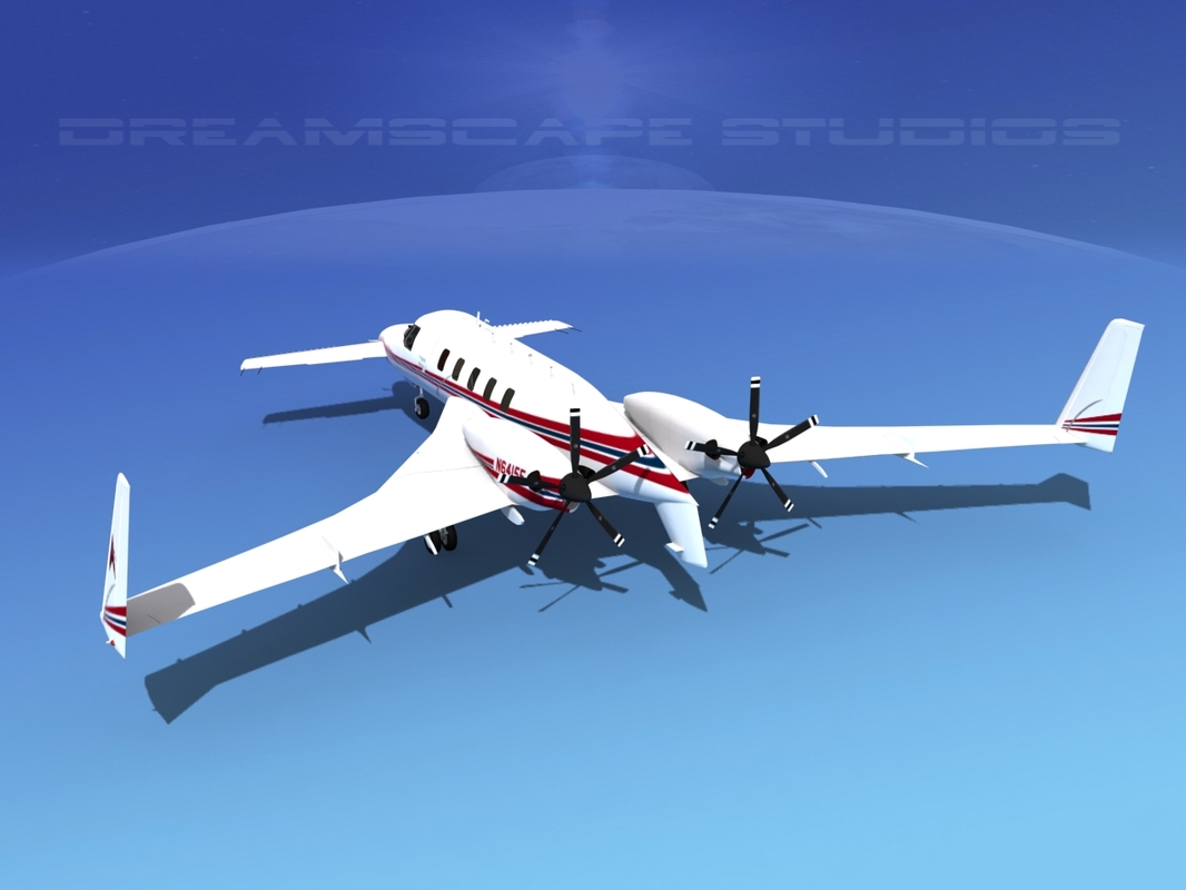 cockpit ultra beechcraft starship 3ds