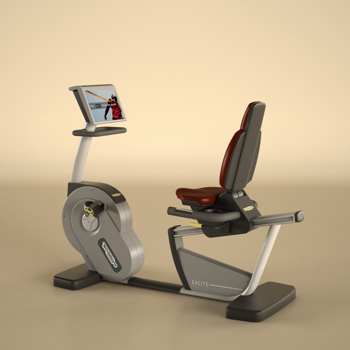 technogym ergometer 3d max