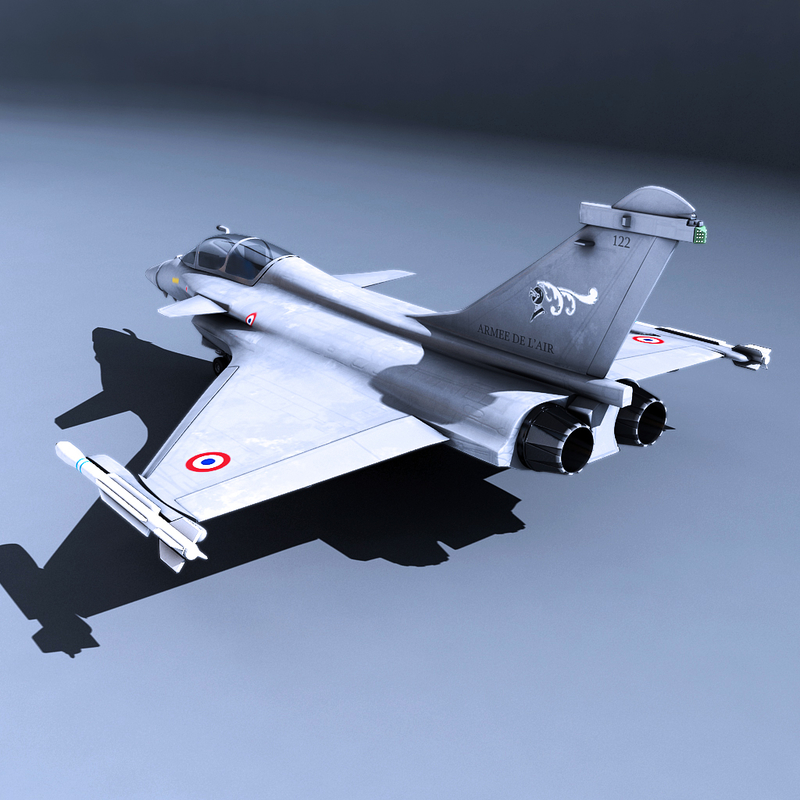 3d model fighter aircraft