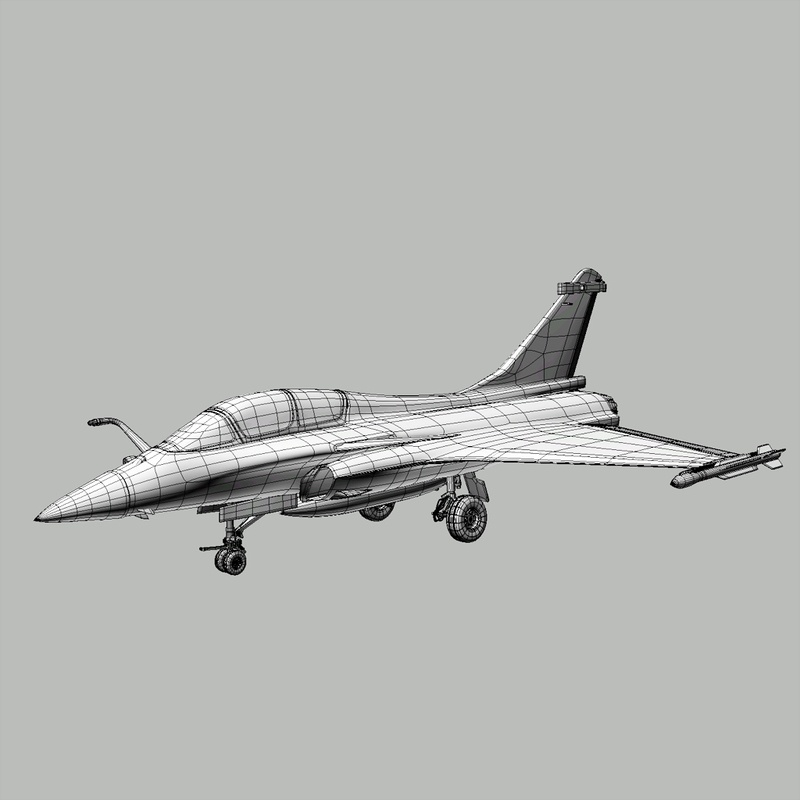 3d model fighter aircraft