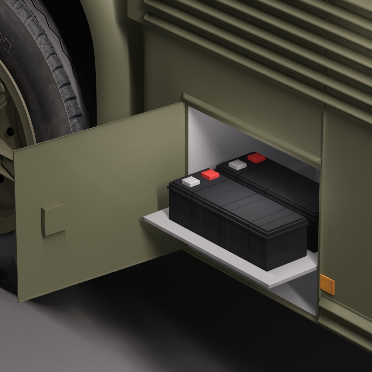 army bus 3d model
