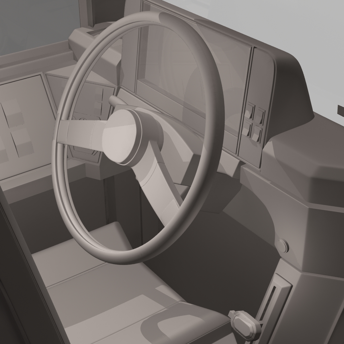 army bus 3d model