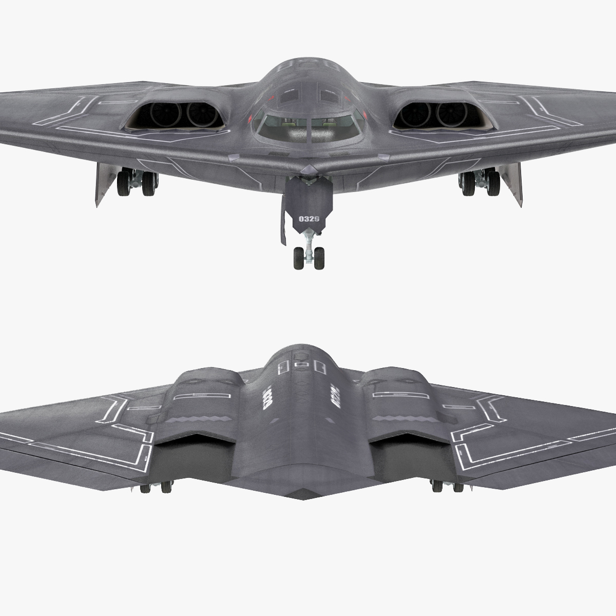 northrop grumman b-2 spirit 3ds