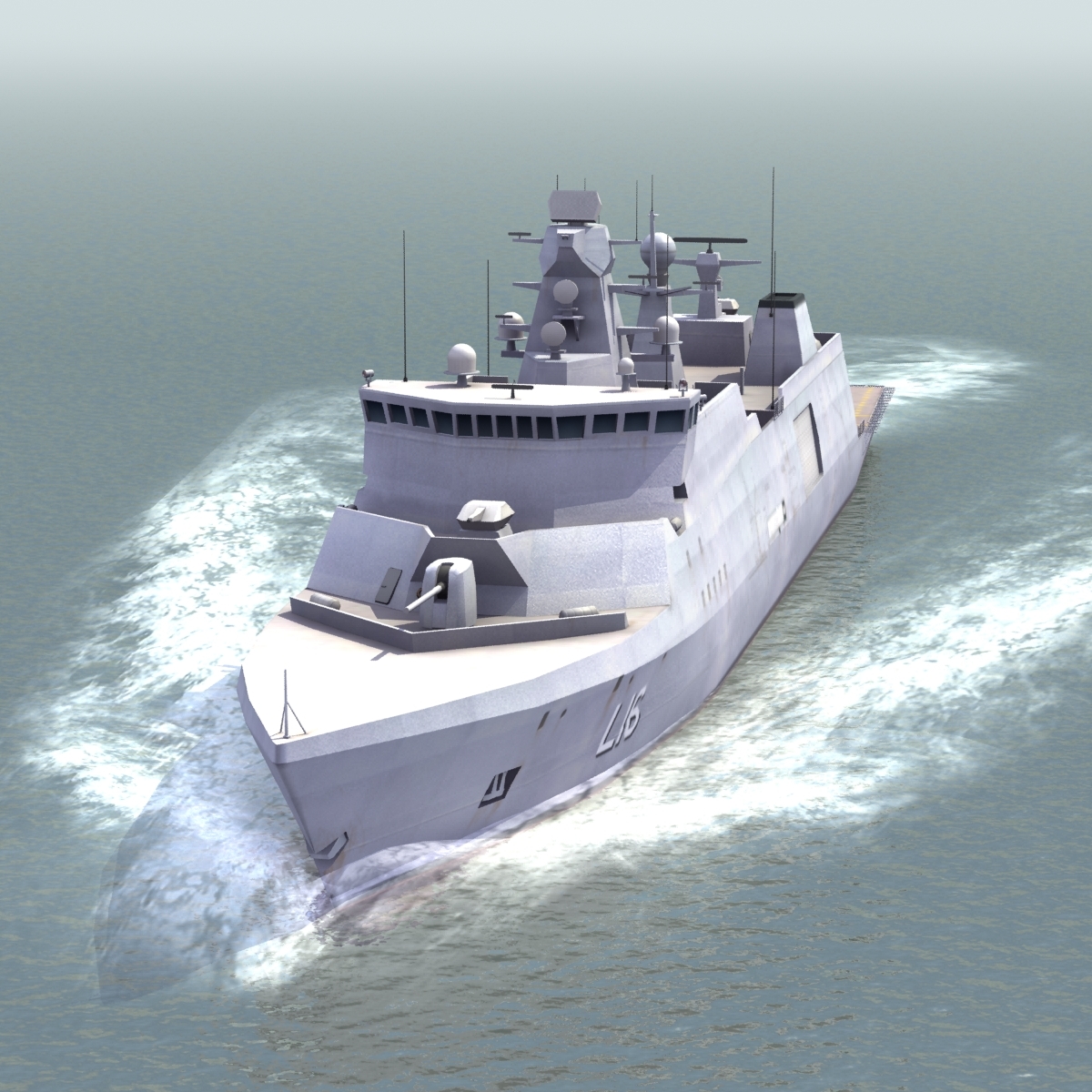 l16 absalon support ship 3d model