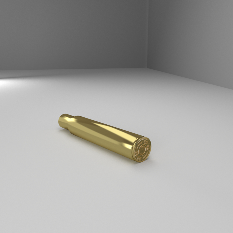 bullet casing 3d model