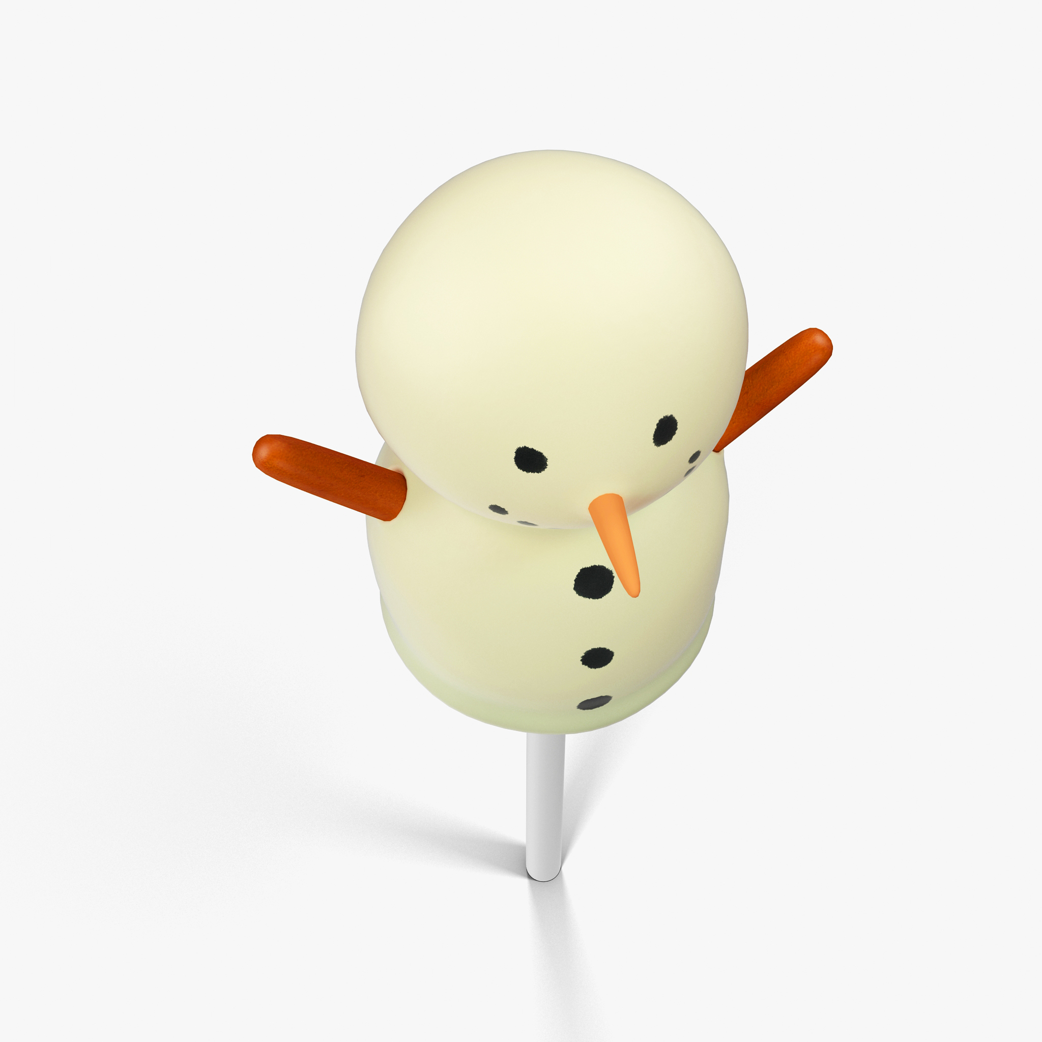 3d pop snowman