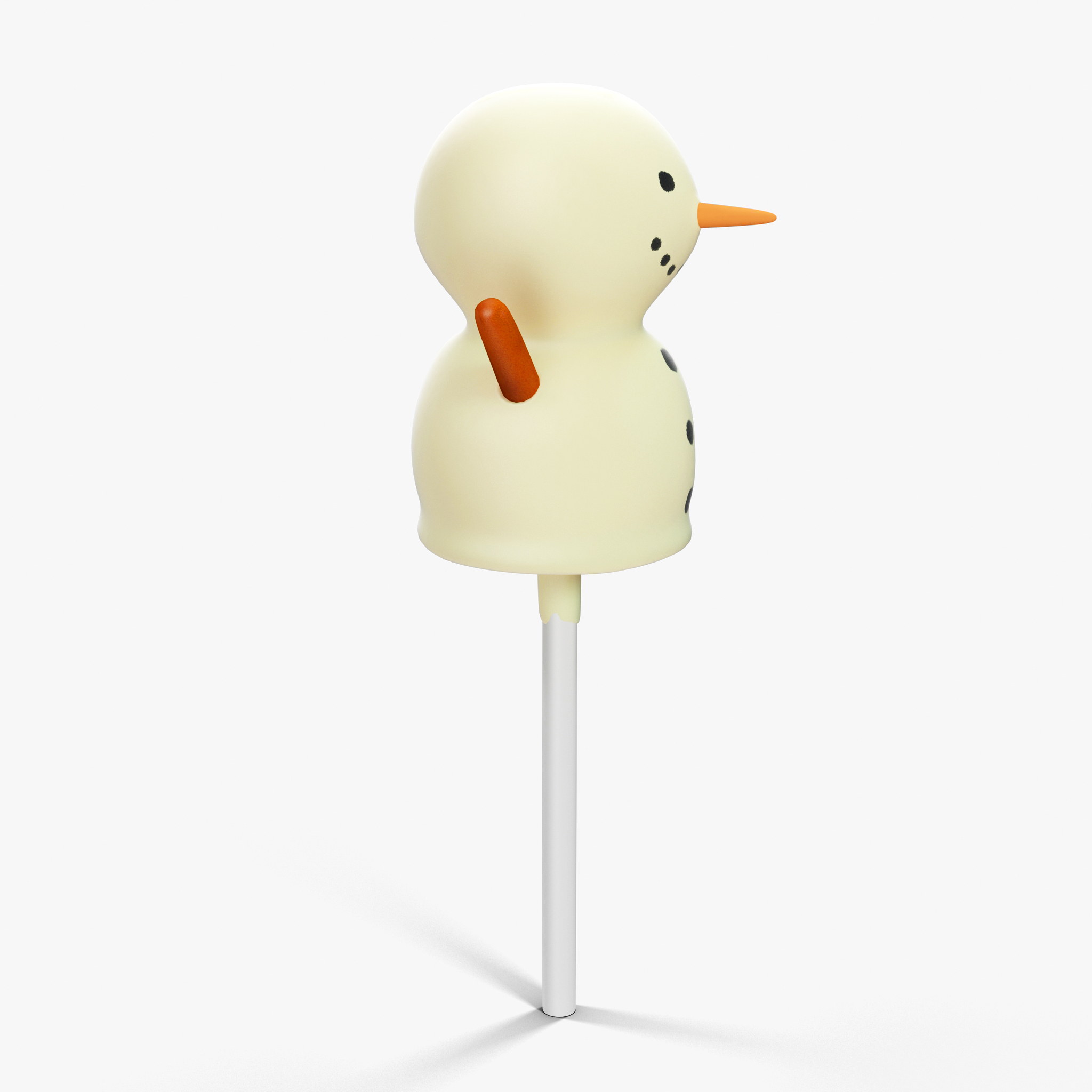 3d pop snowman