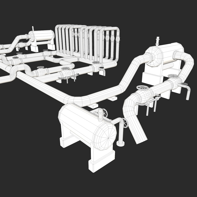 industrial equipment 3d model