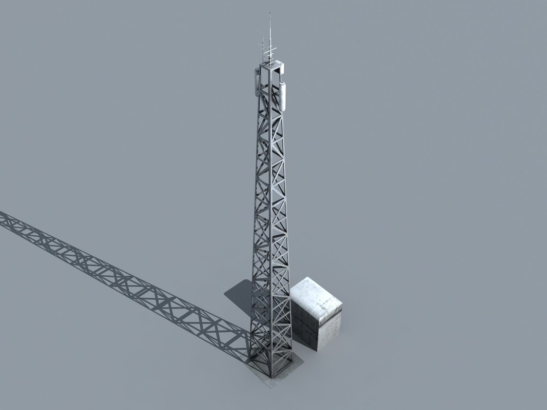 3d model mast 01