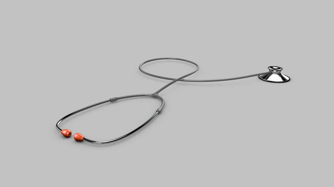 stethoscope scope 3d model