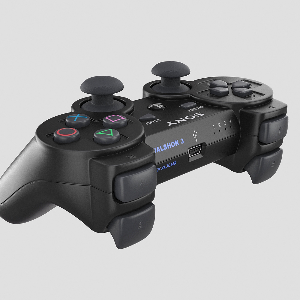 sony 3 ps3 3d obj