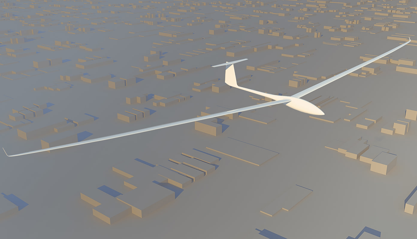 glider eta 3d obj
