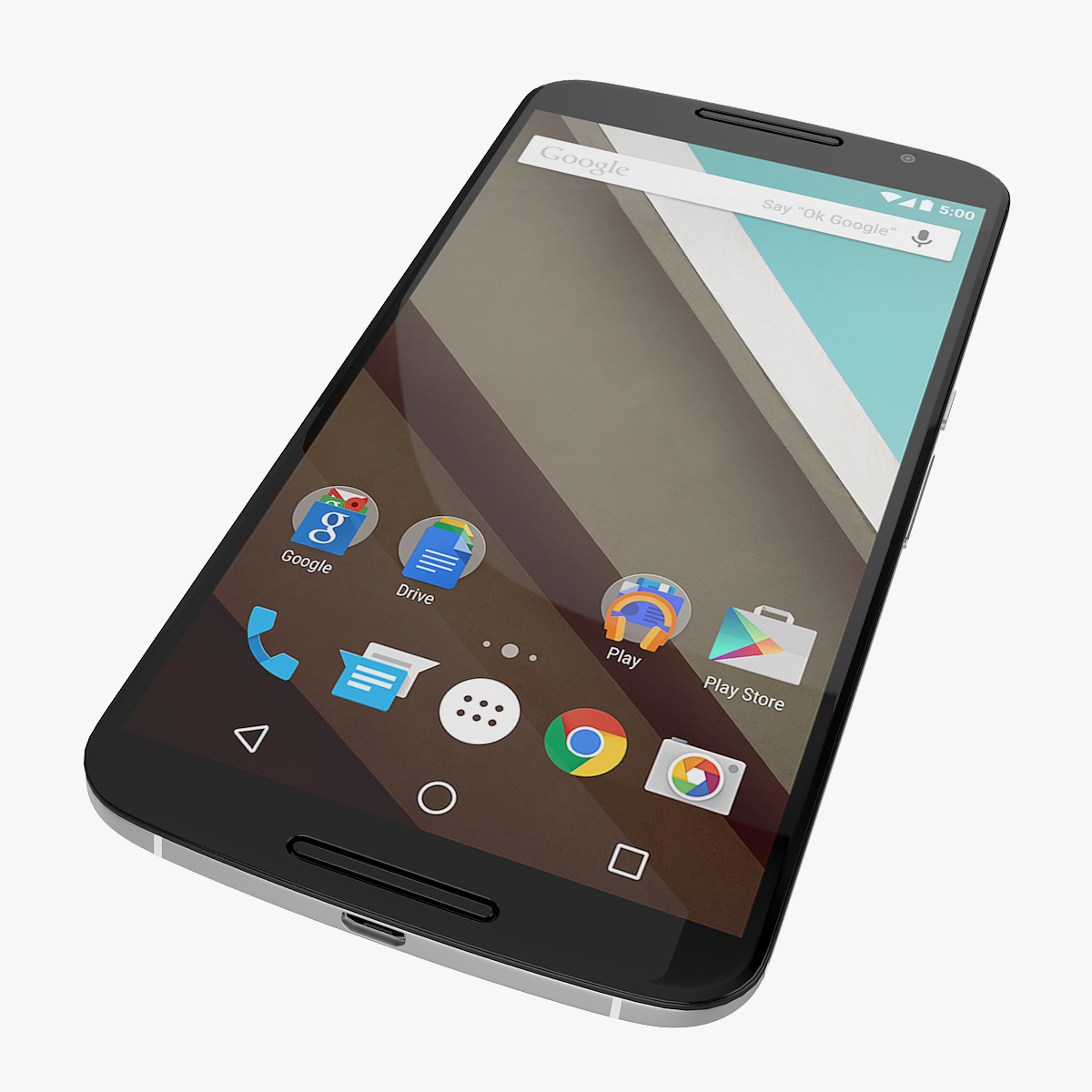 google nexus 6 motorola 3d model