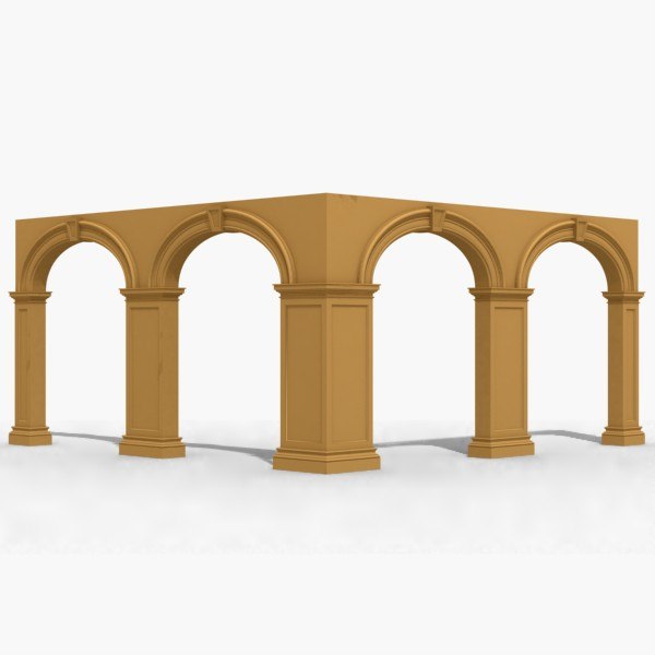 3d obj arch