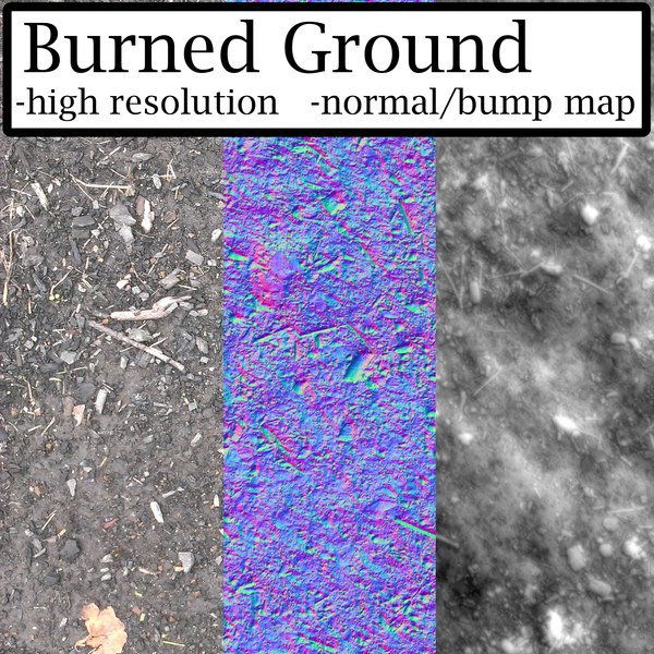 Texture JPEG burned ground destroyed