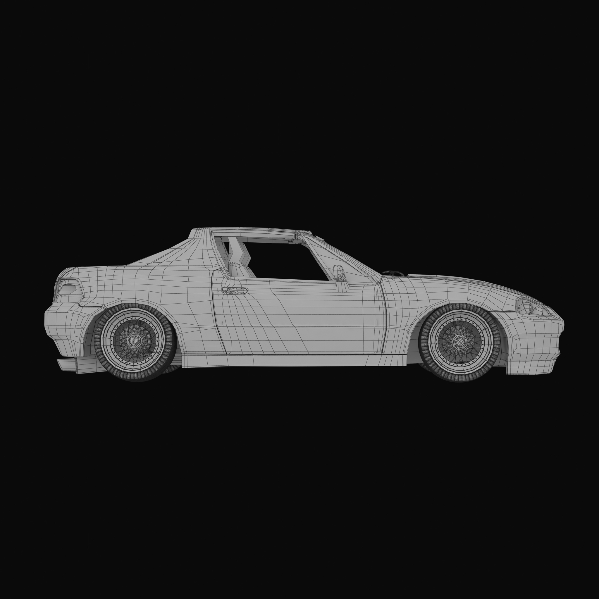 honda del sol 3d max