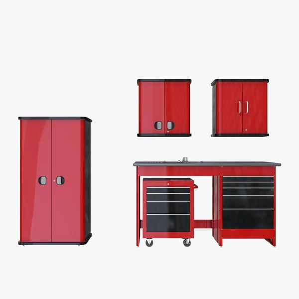 baker atelier bench 3d model