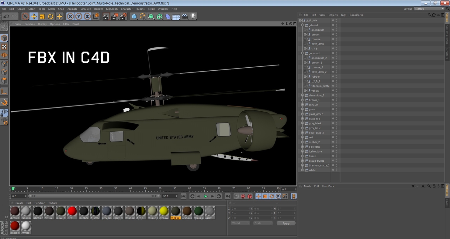 3dsmax jmr-td joint multi-role helicopter
