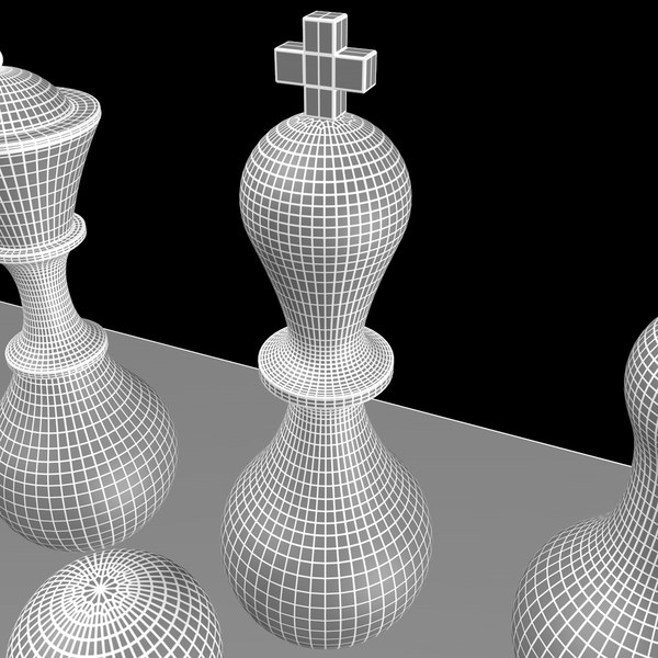 Minimal Chess Set HD Modelo 3D - TurboSquid 859385