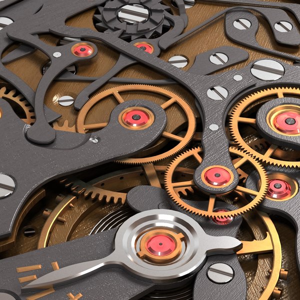 Watch Movement 3D Models for Download | TurboSquid