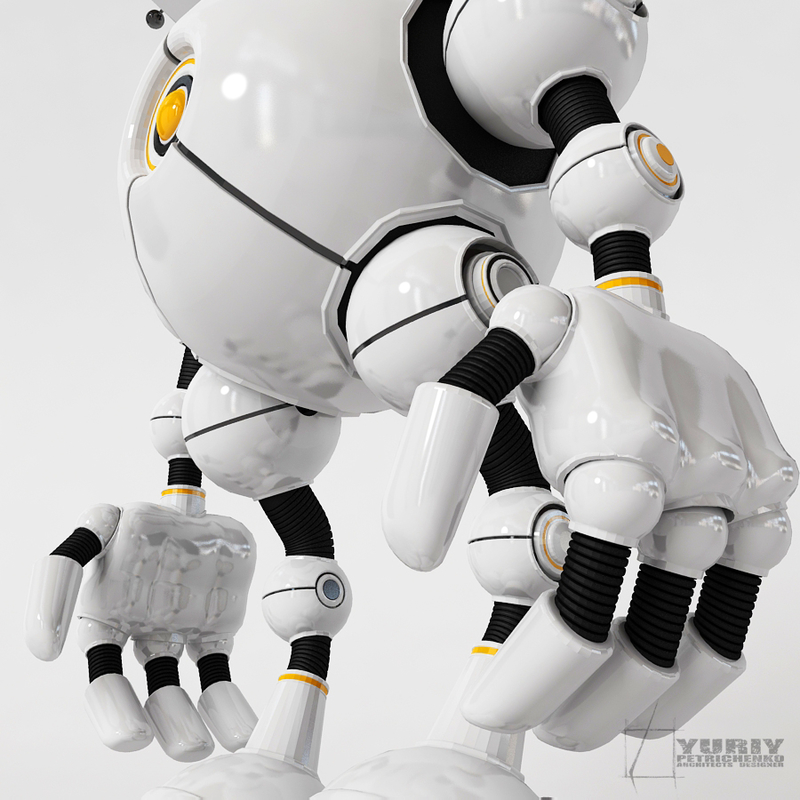 3ds max robot android