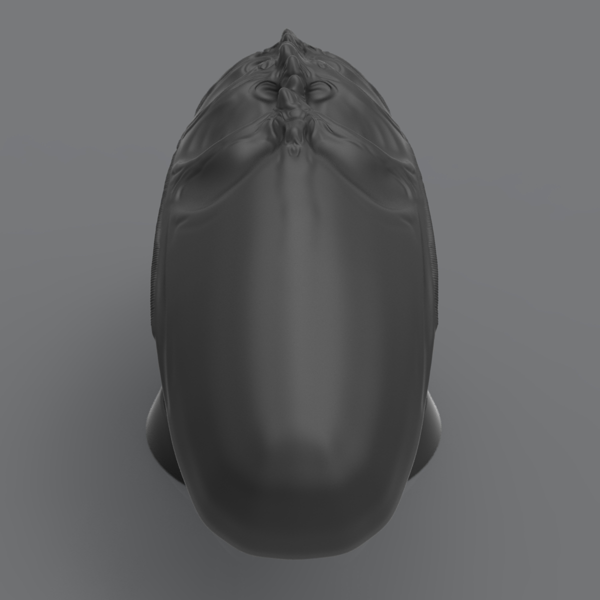 3d model alien head