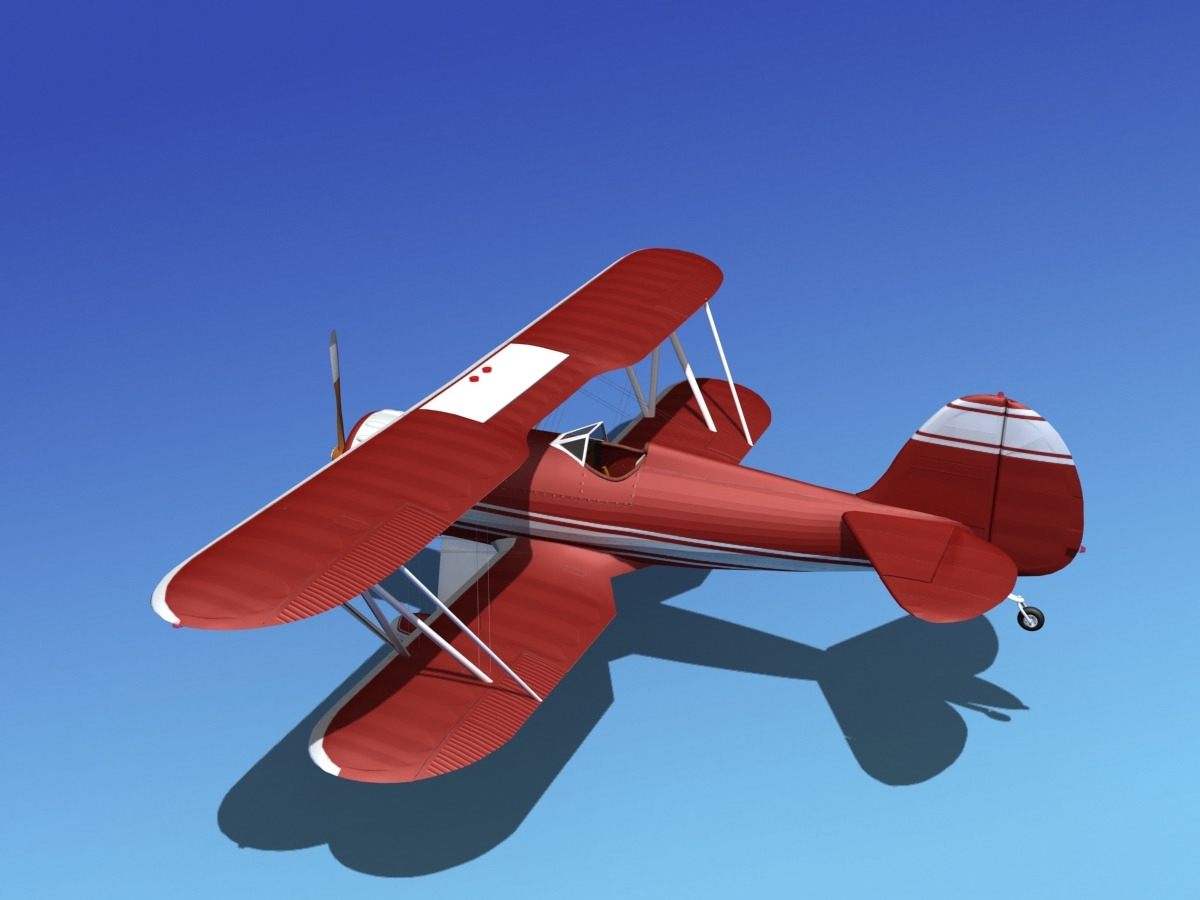 waco ymf-5 ymf 3d model
