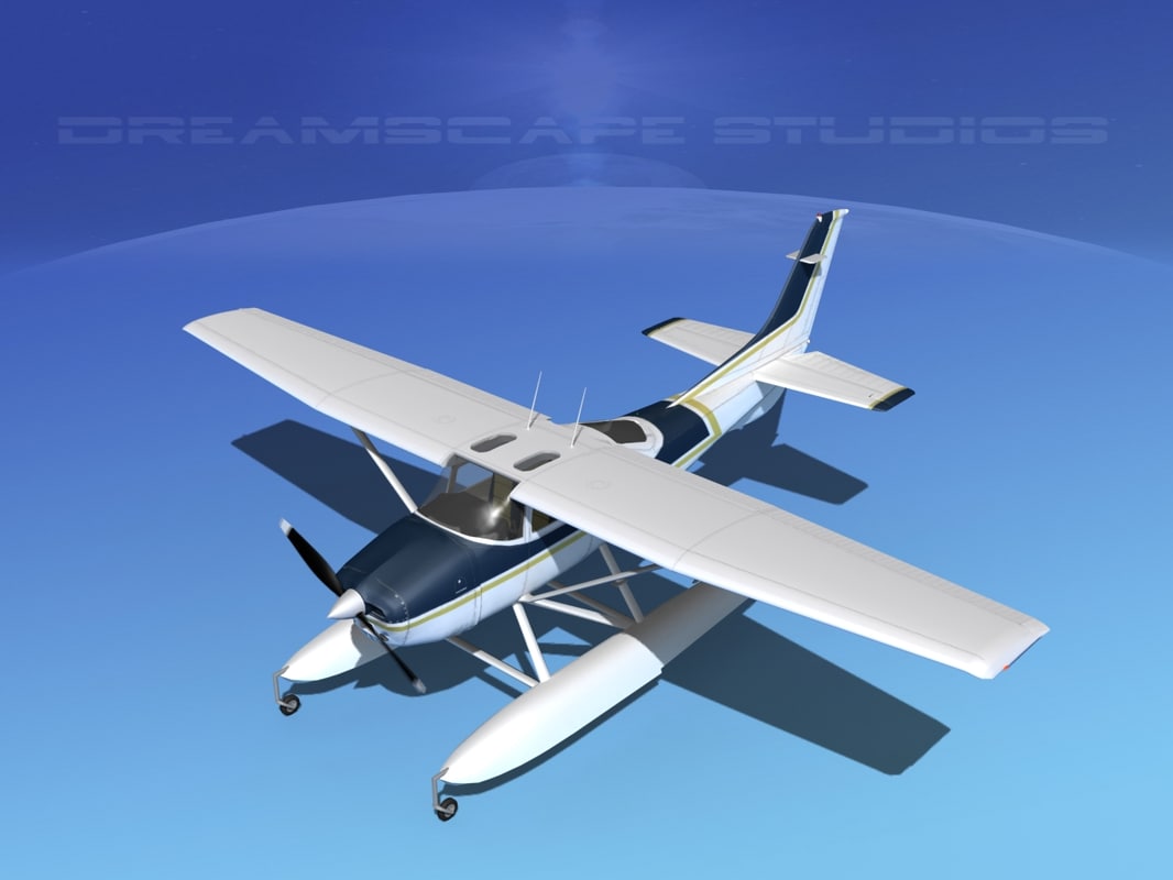 3d model propeller cessna 182 skylane