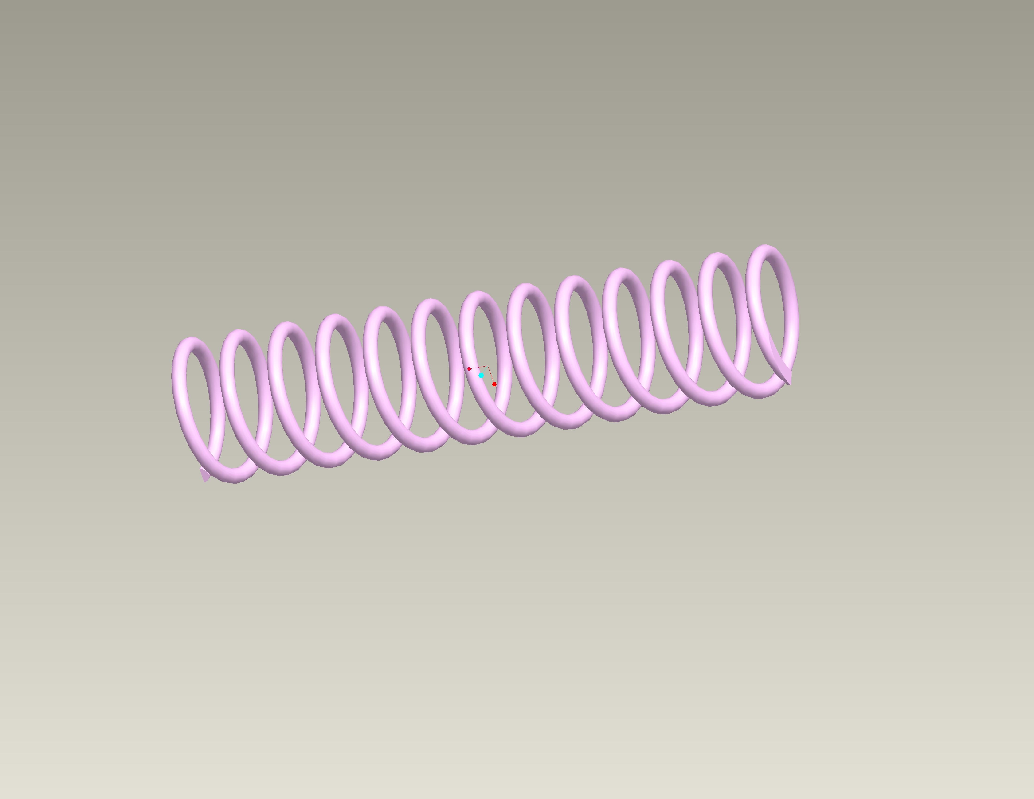 3d spring model
