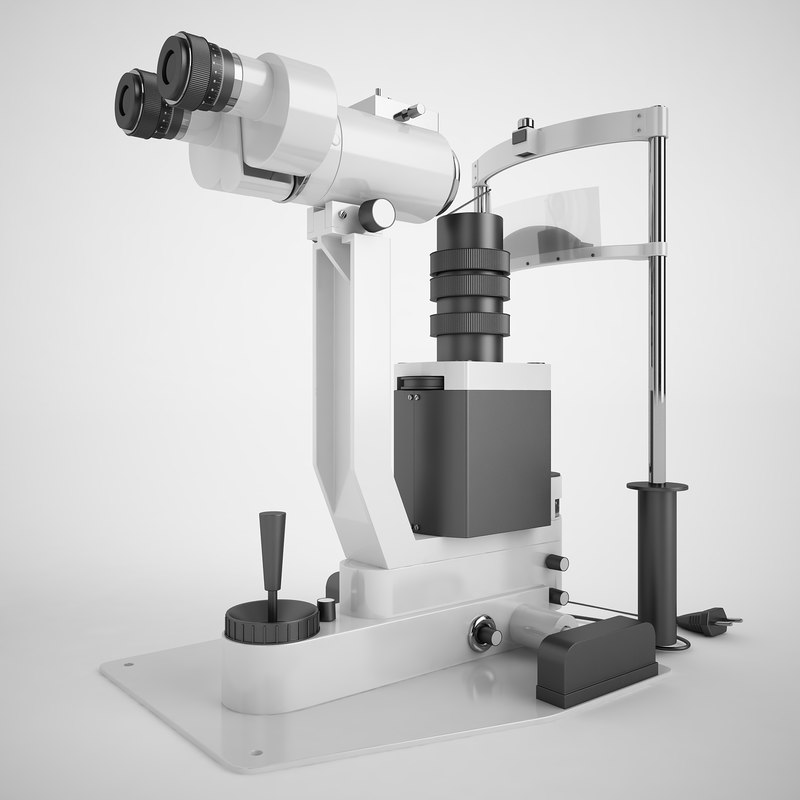 3d model ophthalmic slit lamp