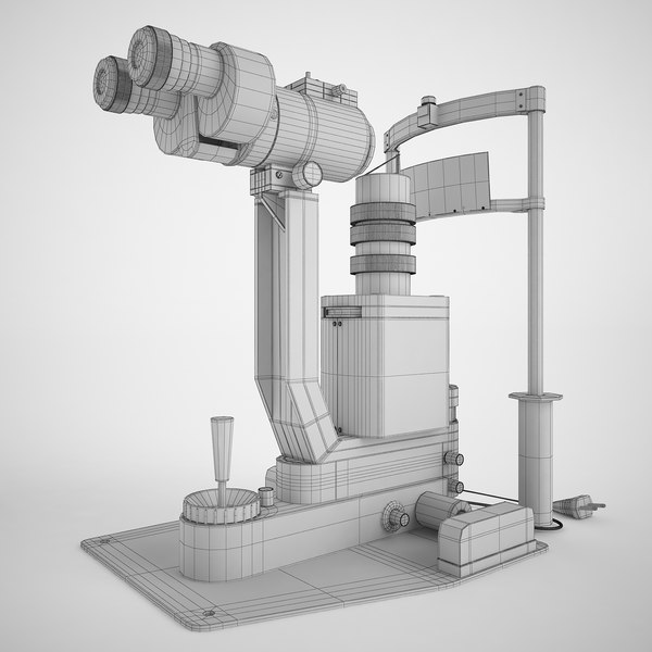 3d model ophthalmic slit lamp