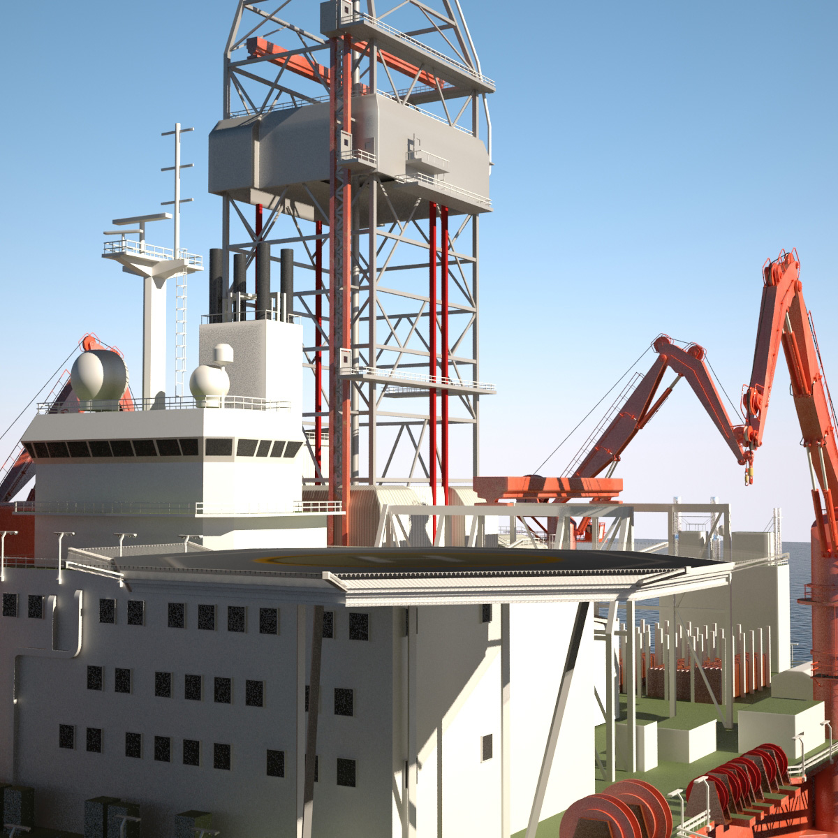 ship vessel 3d model