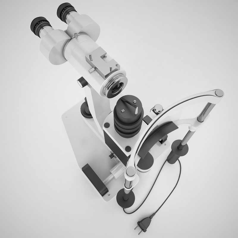 3d model ophthalmic slit lamp