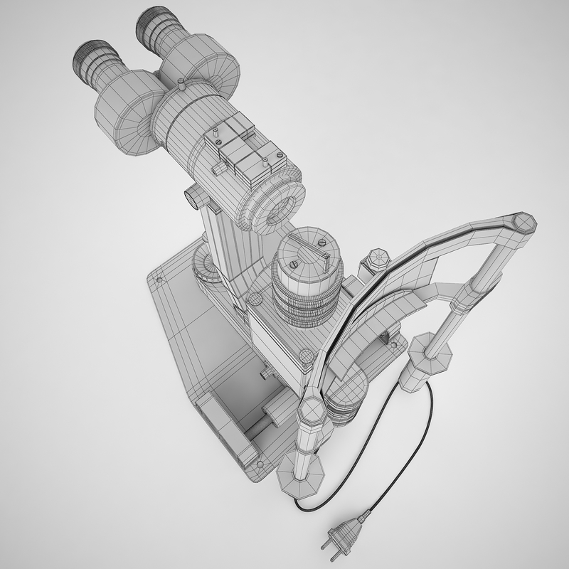 3d model ophthalmic slit lamp